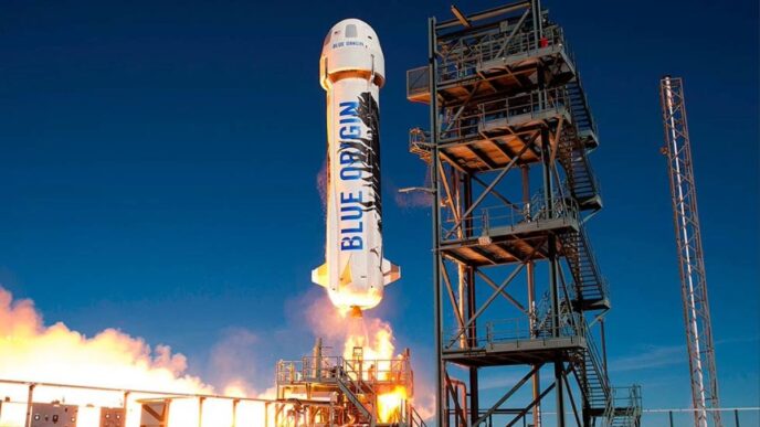 Blue Origin intenta salvar su calendario frente a SpaceX